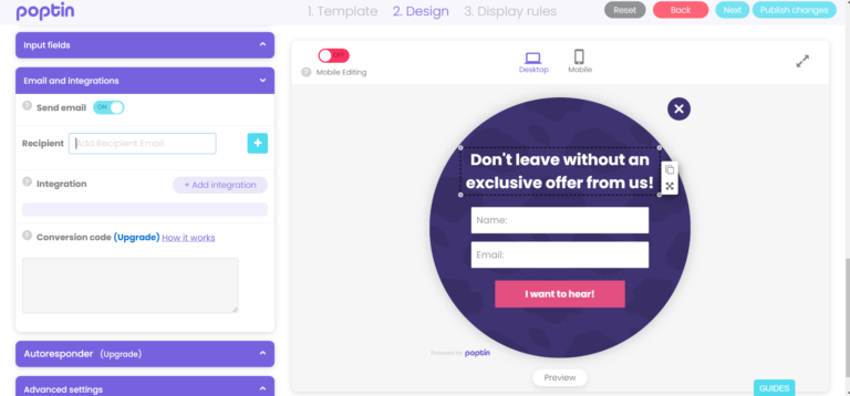 Boost Your Email Pop Ups with Poptin and SendPulse Integration - Poptin blog