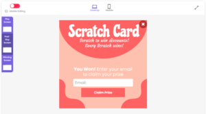 Scratch Card Template: A Gamified Pop Up That Works - Poptin blog