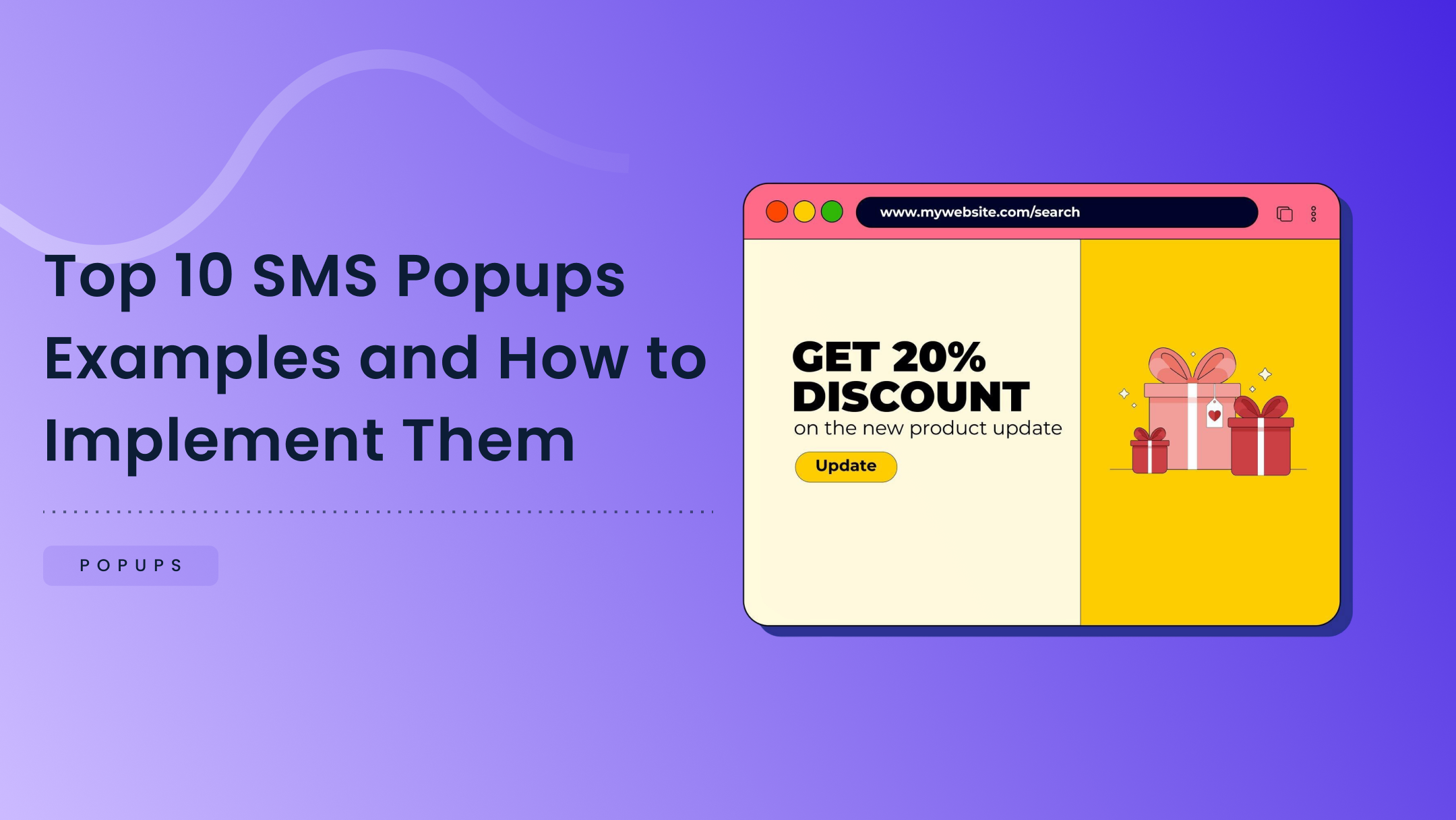 10 Contoh Popup SMS Terbaik dan Cara Menerapkannya - Blog Poptin