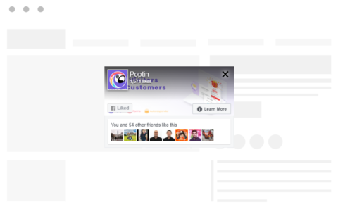 Create Social Pop Ups - Poptin