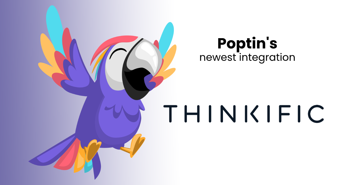 Create Thinkific Popups and Inline Contact Forms - Poptin